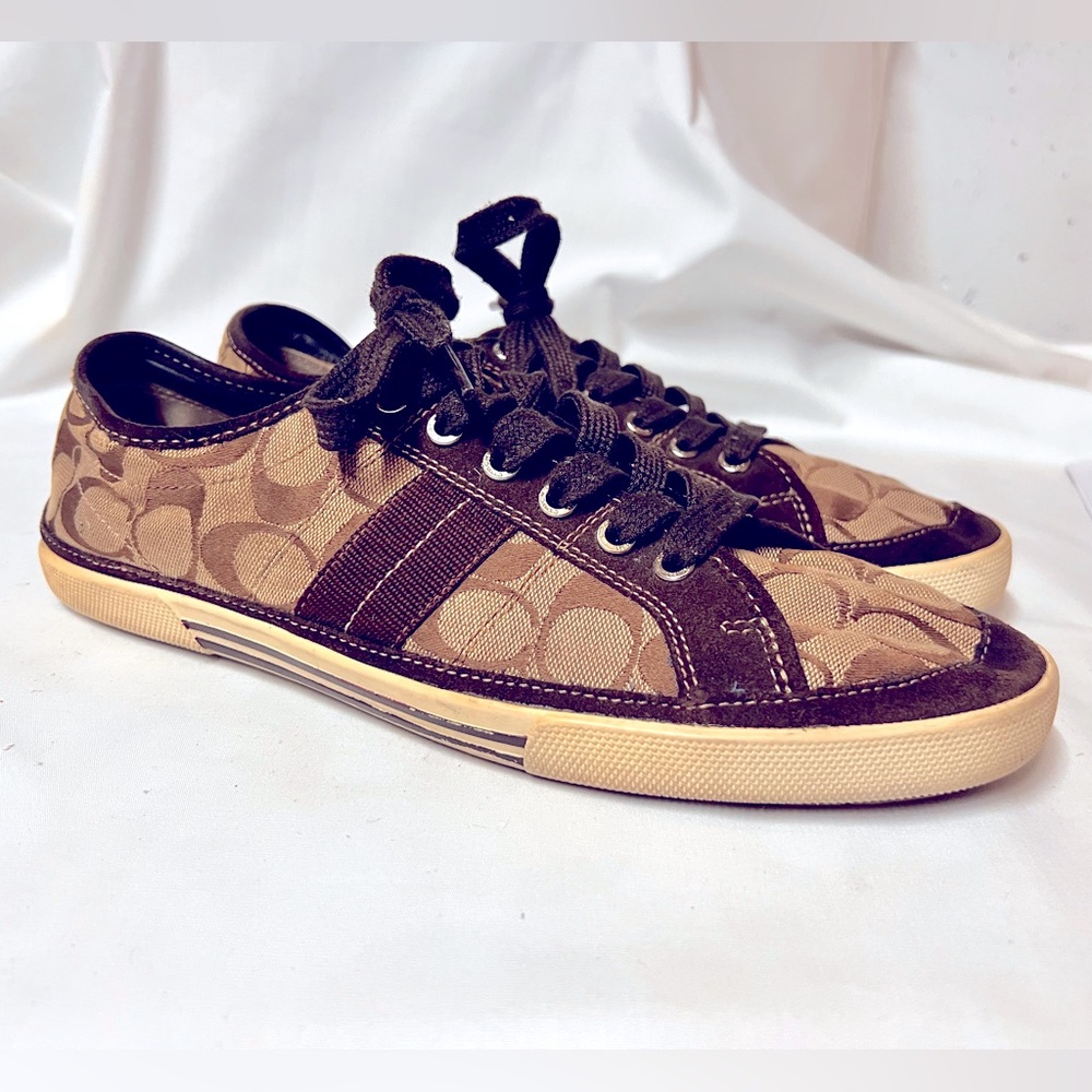 Men’s Coach Sneaker In Signature Canvas. Size 10.5. - Gem